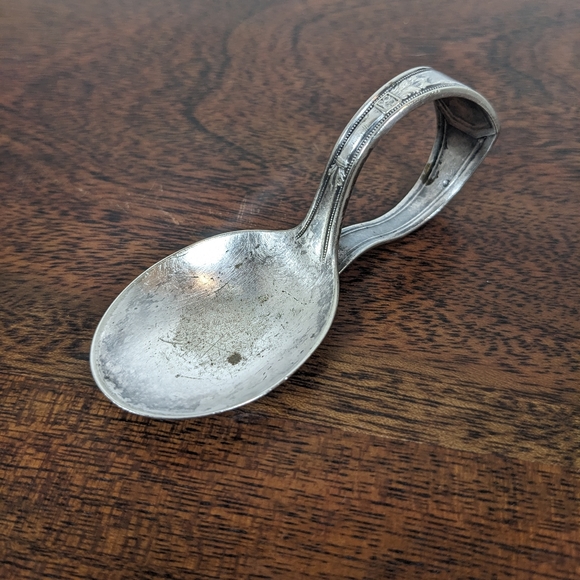 WM Roger | Dining | Antique Wm Roger Son Baby Spoon Silver Plate Curved Handle | Poshmark